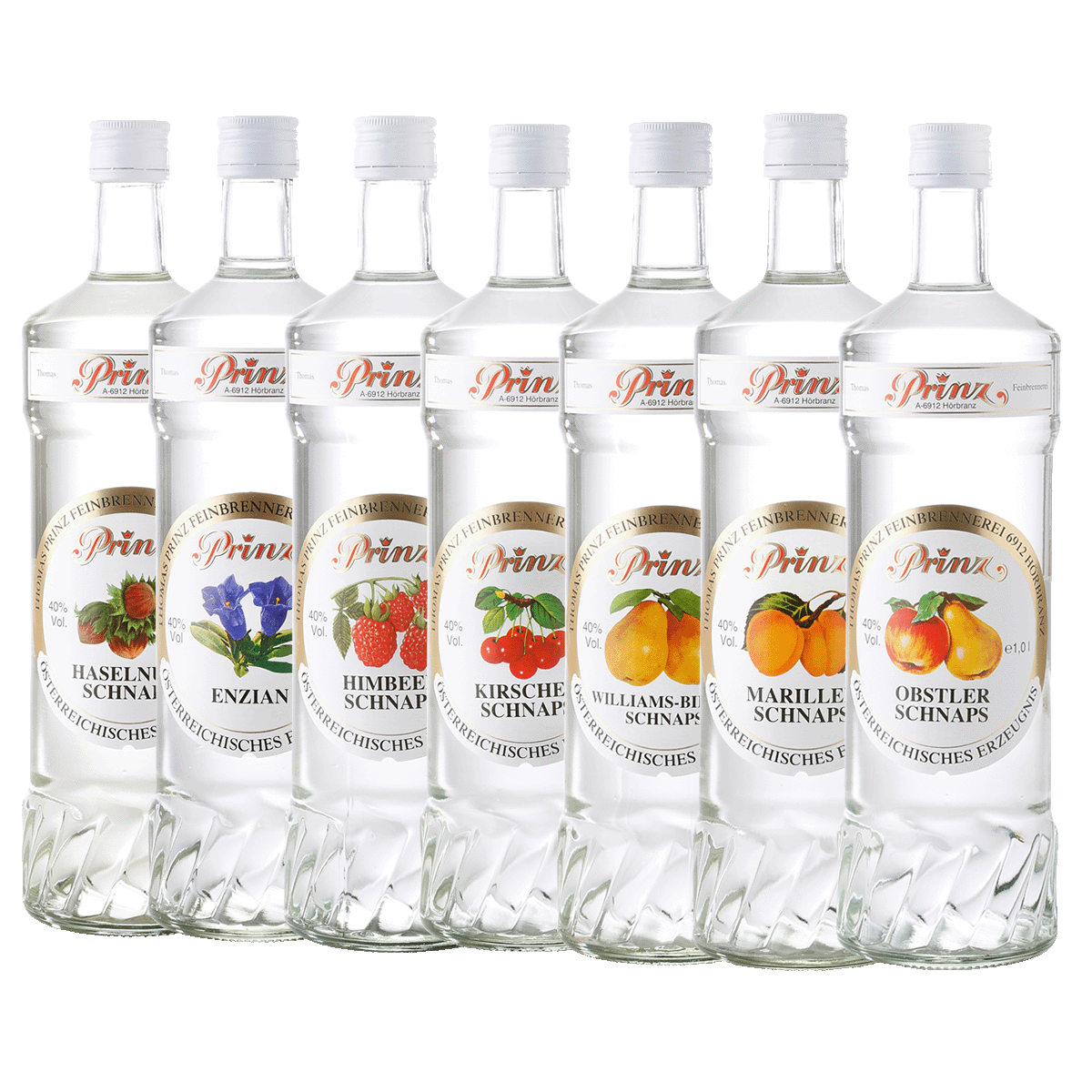 Die 7 Traditionellen Prinz Schnäpse 40% vol